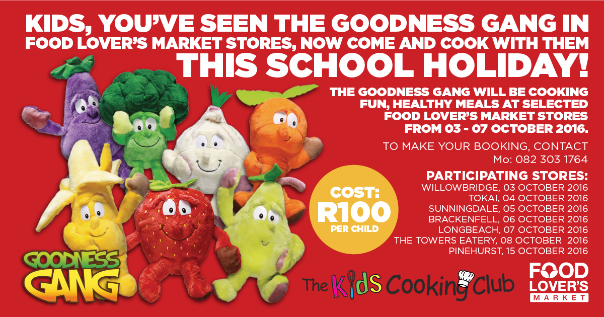 Goodness Gang Kids Cooking Classes To Begin These Holidays – Food Lover ...